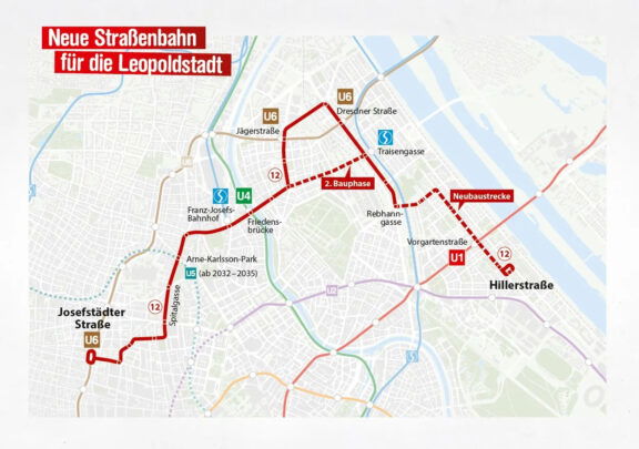 Bim-Linie 12: Wien bekommt eine neue Straßenbahn | 1000things