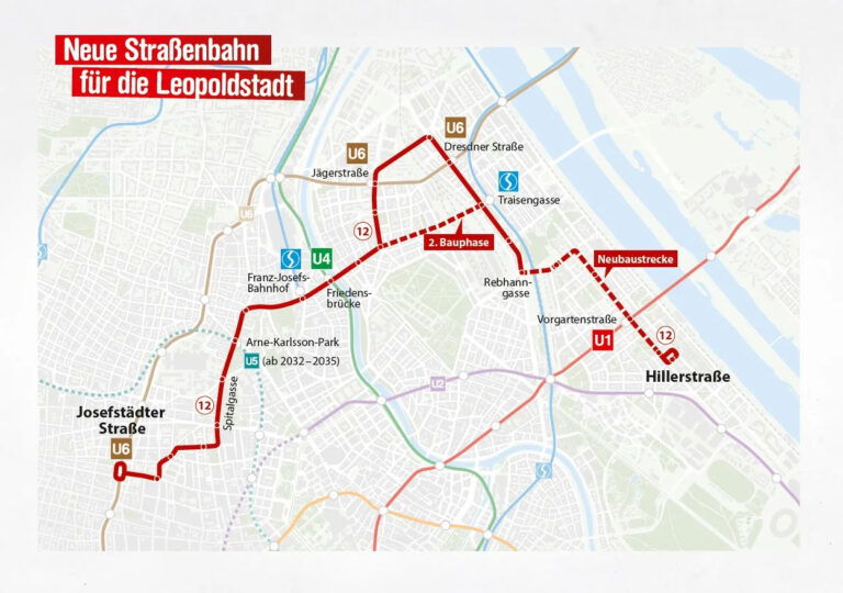 Bim-Linie 12: Wien bekommt eine neue Straßenbahn | 1000things